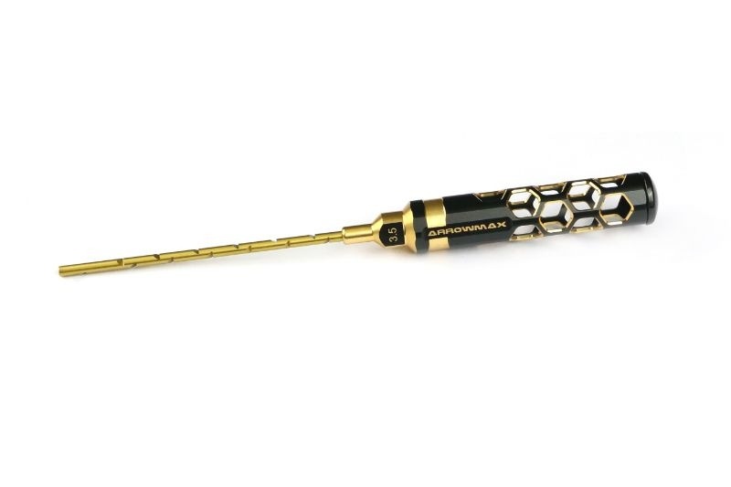 Arm Reamer 3.5 X 120MM Black Golden ARROWMAX (Honeycomb Tools Black Golden)